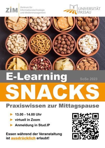 60 Minuten Praxiswissen zur Mittagspause - E-Learning Snacks • Universität Passau