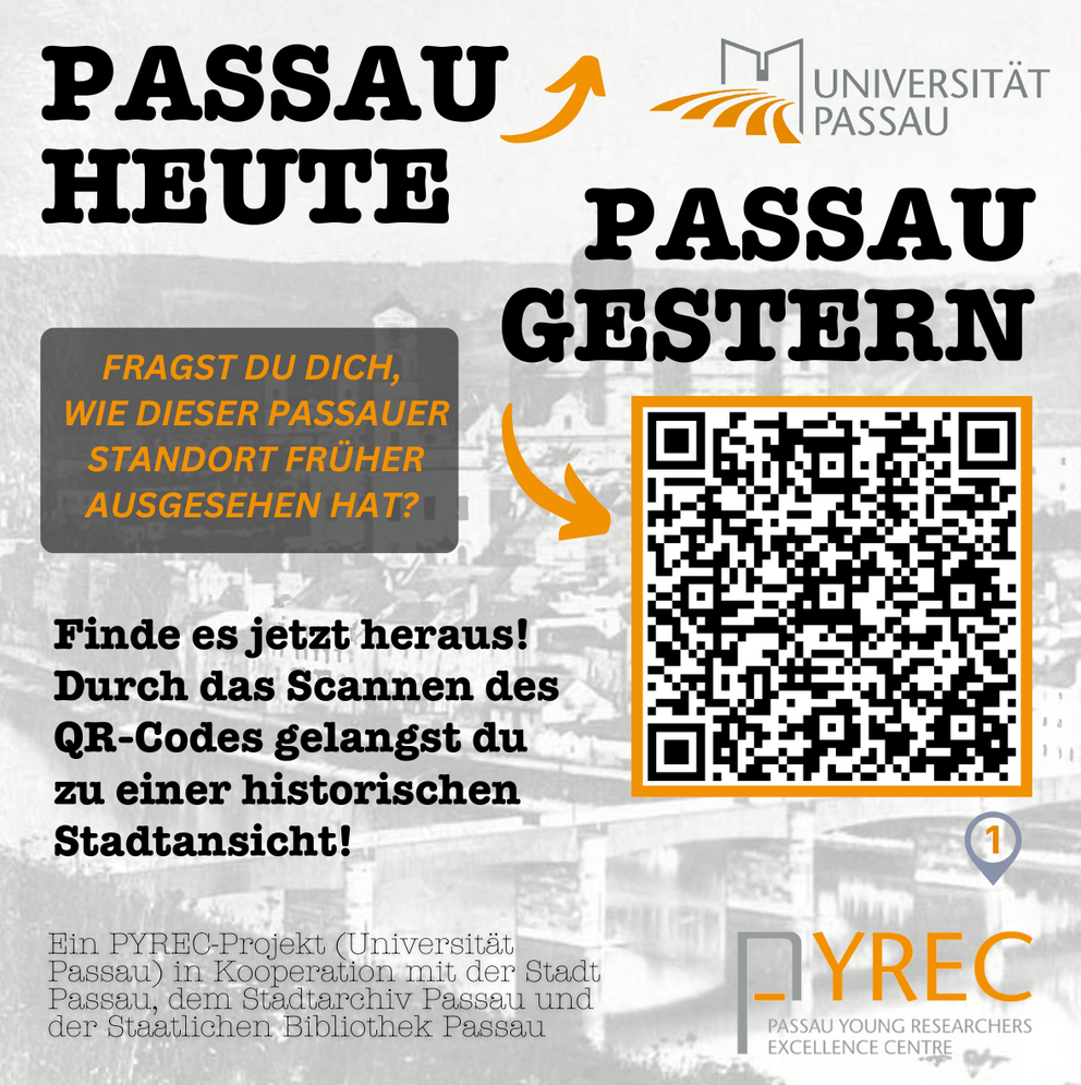 Passau heute – Passau gestern: Stadtgeschichte per QR-Code im Stadtraum ...