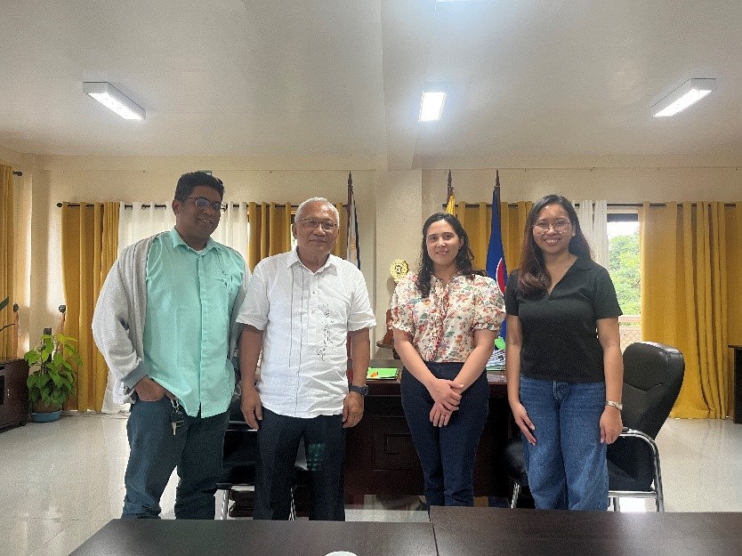 Dr. Terese Venus and Nymphmary Daphne Santiago paid a courtesy call at ...